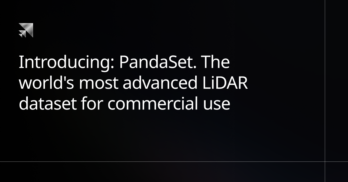 Launching the world’s most advanced LiDAR dataset for commercial use ...